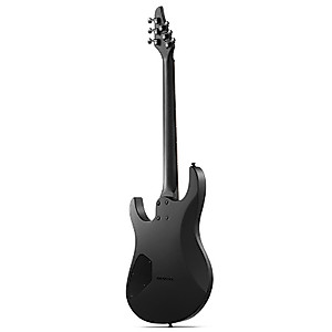 Donner Solid Body Electric Guitar, Matte Finish 39 Inch Metal Electric Guitar Beginner Kits with Bag, Strings, Strap, Cable, Strings Dampener for Rock Music Lover, DMT-100 (Matte Black)
