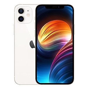Used Apple iPhone 12 5G LTE Mobile Phone 6.1'' 4GB&64/128/256GB iOS A14 Bionic Hexa Core Dual 12MP Face ID Cellphone Official Standard/White / 64G|4GB
