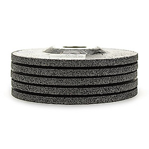 BHA Depressed Center Metal Grinding Wheels for Angle Grinders, 4.5” x 1/4” x 7/8” - 5 Pack