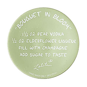 Enesco Designs by Lolita Bouquet in Bloom Floral Hand-Painted Artisan Wine Glass, 15 Ounce, Multicolor