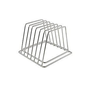 Commercial Cutting Board Rack - Stainless Steel, No Rusting - Holds 6 Small Boards
