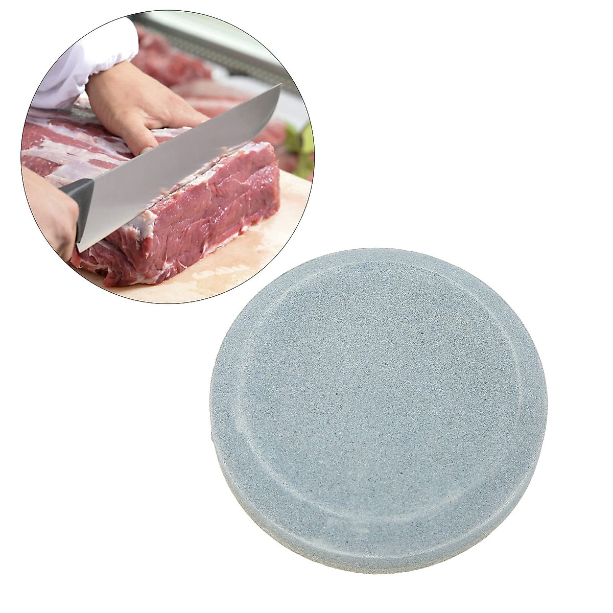 Double Sided Sharpener, Grit Multi Purpose Sharpener, Professional Whetstone & Tool Sharpener For Sharpening Lawn Mower Blades, hetes, Shovels, knife sharpeners sharpening puck grit k