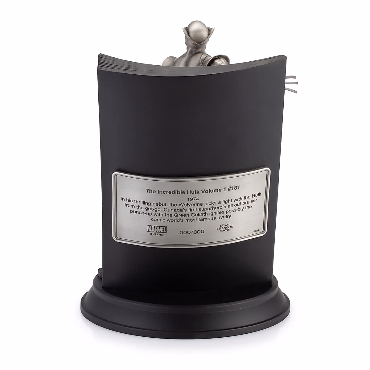 Royal Selangor Limited Edition Wolverine The Incredible Hulk Volume 1#181 Pewter Statue - Licensed Marvel Figurine/Collectible