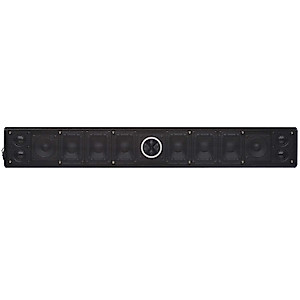 PowerBass XL-1200 Power Sports Bluetooth Sound Bar (XL-1200 with Clamps and Remote), Black