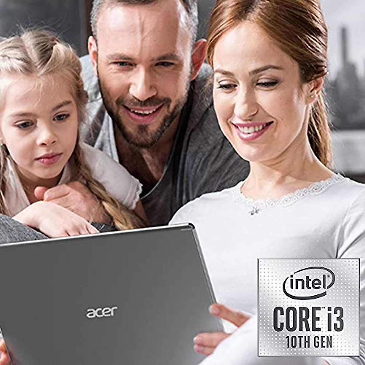 Acer Aspire 5 Slim Laptop, 15.6" Full HD IPS Display, 10th Gen Intel Core i3-10110U, 4GB DDR4, 128GB PCIe NVMe SSD, Intel Wi-Fi 6 AX201 802.11ax, Backlit KB, Windows 10 in S mode, A515-54-37U3,Black