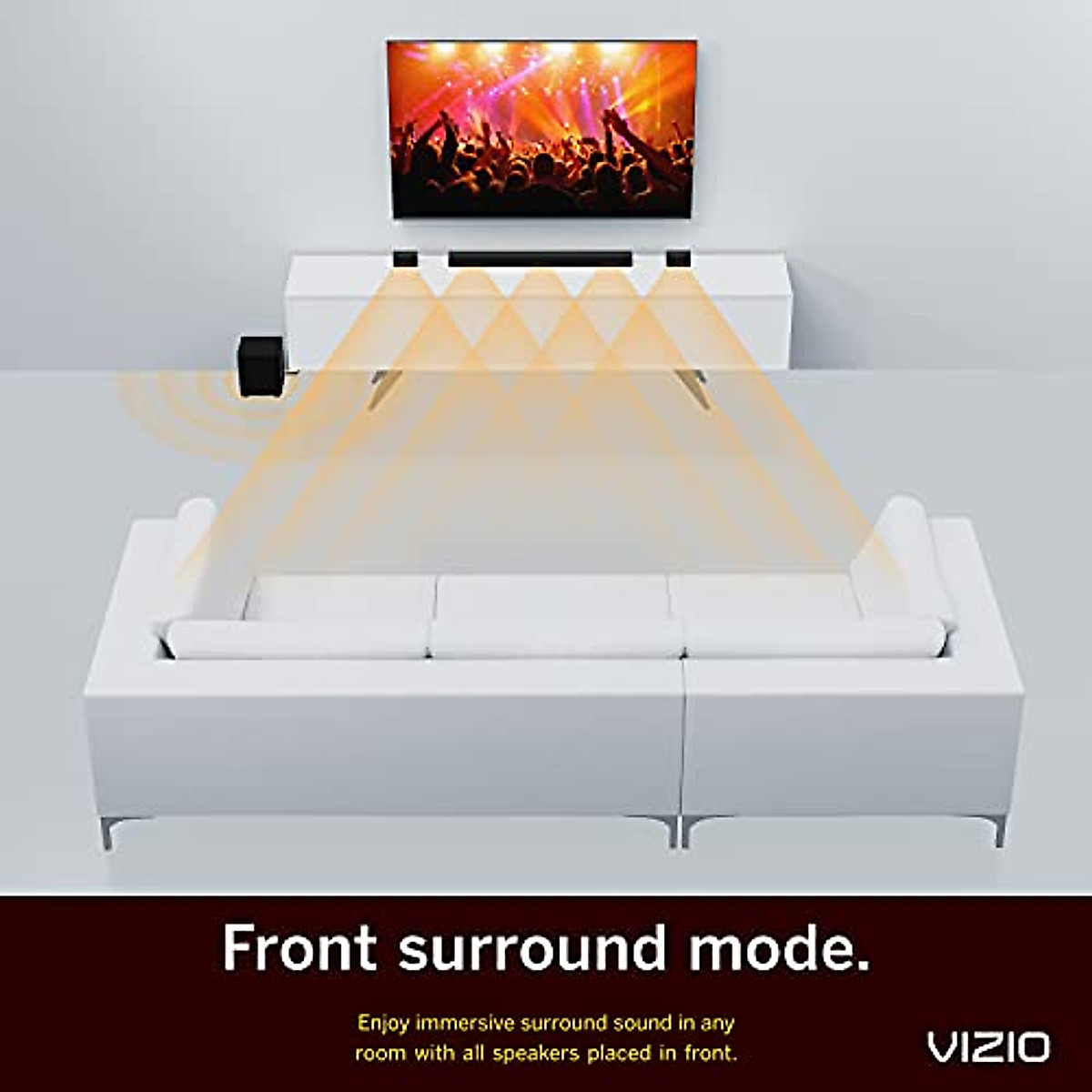 VIZIO M-Series 5.1 Premium Sound Bar with Dolby Atmos, DTS:X, Bluetooth, Wireless Subwoofer, Voice Assistant Compatible, Includes Remote Control - M51ax-J6