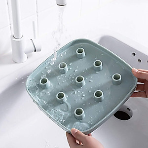 Cup Drying Rack Coffee Mug Tea Cup Drinking Glass Drying Drain Rack Holder Organizer, 9 Cups Drying Holder Rack, for Home Kitchen Bar