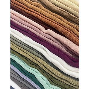 Txameru Hijab for Women Hijab Scarf Muslim Rayon Crinkle Hijab with Fringe Edge (Camel)