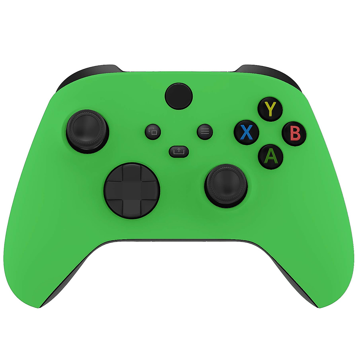 eXtremeRate Green Replacement Side Rails + Back Shell + Faceplate for Xbox Series X/S Controller