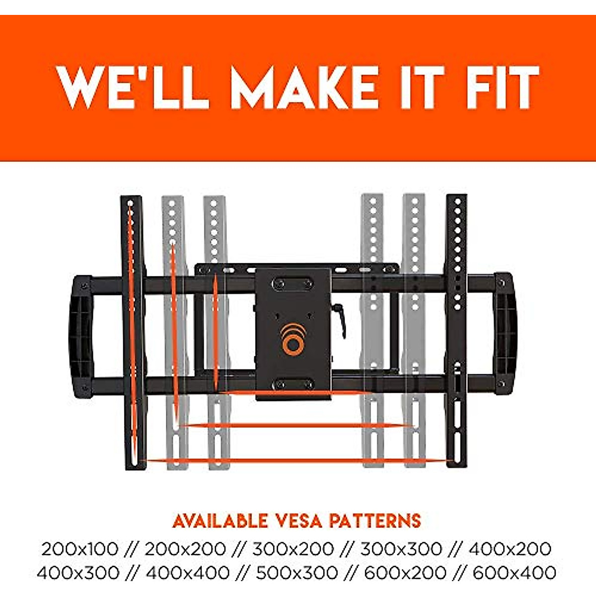 ECHOGEAR Full Motion Articulating TV Wall Mount Bracket for TVs Up to 75" - Extends from The Wall 16" with Smooth Swivel & Tilt - Simple 3-Step Install