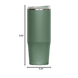 CamelBak Thrive Leak-Proof 32 oz Mug, Insulated Stainless Steel - For travel, coffee, tea, hot beverages - Spill Proof Cup-holder Compatible, Moss