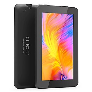 Haehne 7 inch Tablet, Android 6.0, Quad Core Processor, 1G RAM 16GB Storage, IPS Display, Dual Camera, FM, WiFi Only, Bluetooth, Black