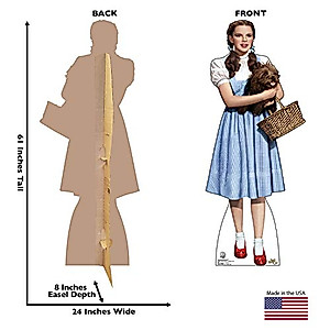 Cardboard People Dorothy Holding Toto Life Size Cardboard Cutout Standup - The Wizard of Oz 75th Anniversary (1939 Film)