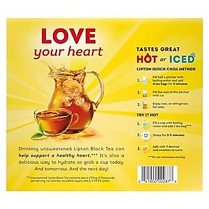 Lipton Black Tea, Loose, 1/2 pound Boxes (Pack of 6)