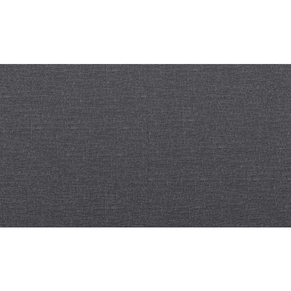 DHP Janford Upholstered Platform Bed with Modern Vertical Stitching on Rectangular Headboard, Queen, Gray Linen