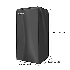 only fire Grill Cover for Masterbuilt 30 Inch Propane Smoker, Heavy Duty Waterproof Replacement Cover, Black