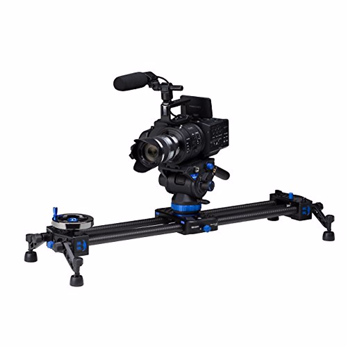 Benro MoveOver12 Dual Carbon Rail Slider w/ Flywheel - 600mm (C12D6)