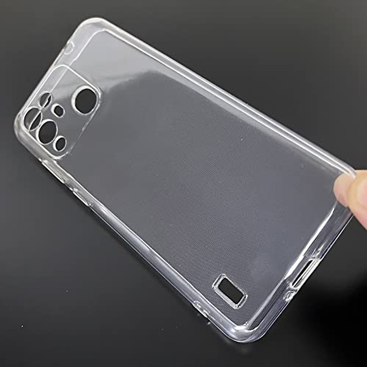 Ytaland for Blackview A55 Pro case, Crystal Clear Soft Silicone Shockproof TPU Transparent Bumper Protective Phone Case Cover