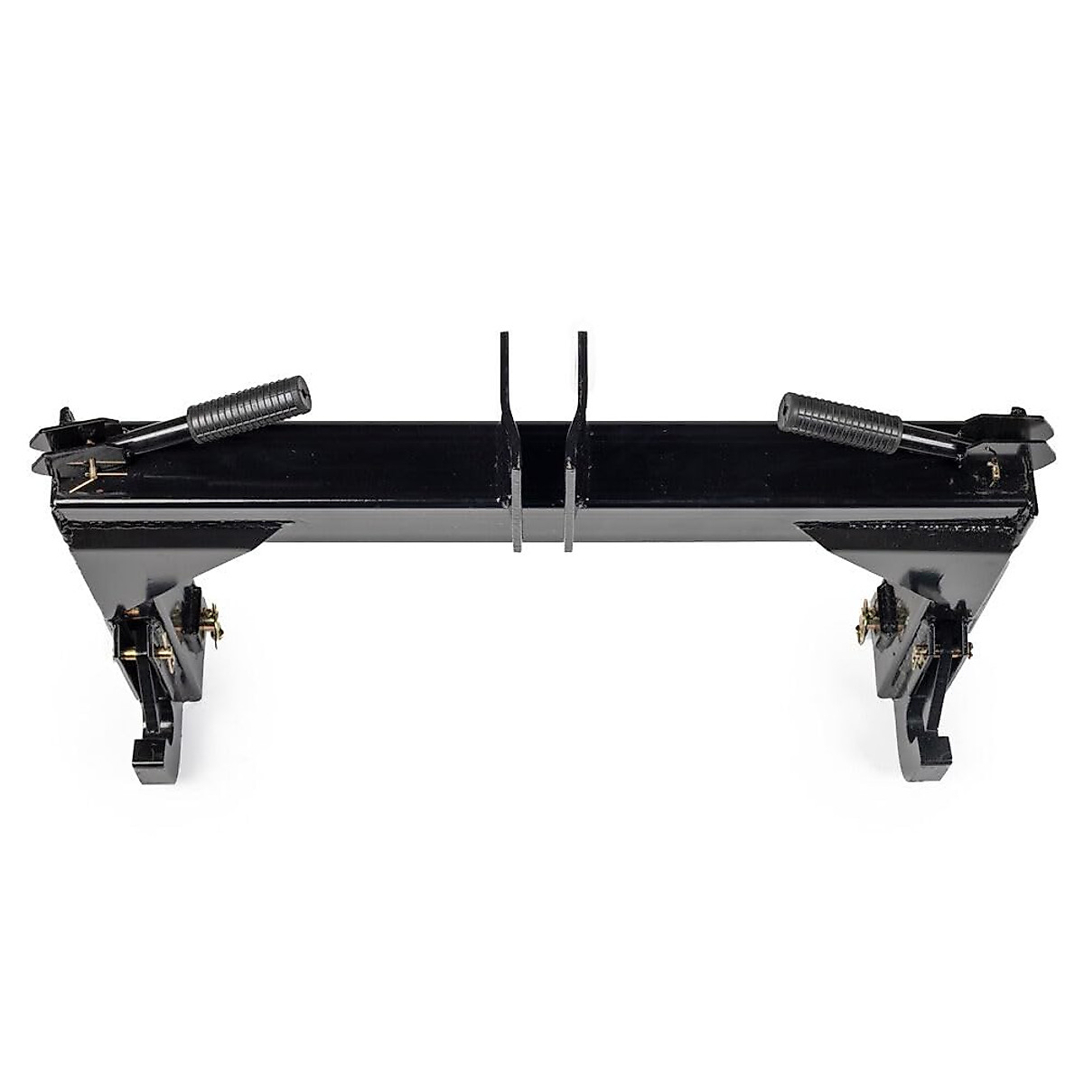 Titan Attachments 3 Point Quick Hitch Adaption to Category 1 Tractors, 3000 LB Lifting Capacity, 27.5" Between Lower Arms, 14.5" ~17.5" Level Adjustment, Black Finish