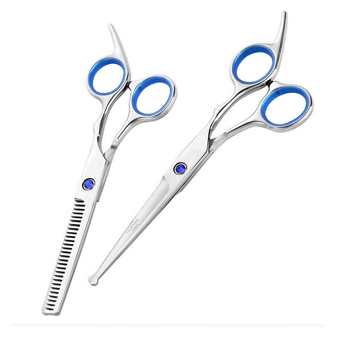 LIGICKY Baby Hair Cutting Scissors Set Professional Safety Round Tip Stainless Steel Hair thinning Shears Bang Hair Scissor for Kids/Salon/Home