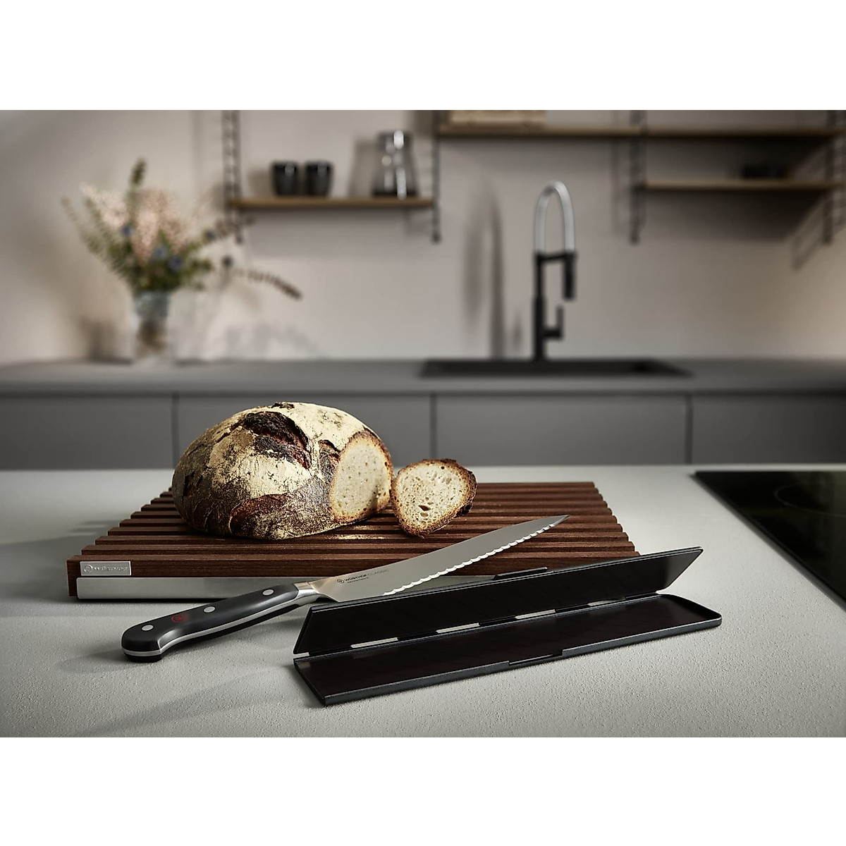 Wüsthof Blade Protector with Magnet (2069640104), Protective case for Knives and Kitchen Knives up to 20 cm Blade Length, Knife Guard (Magnetic Blade Guard) 20x5,5 cm