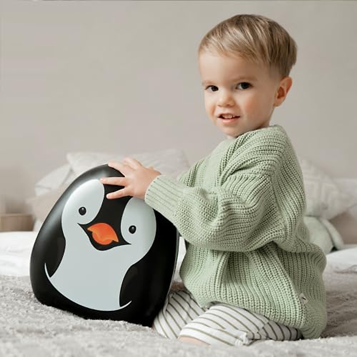 My Carry Potty - Penguin Travel Potty, Award-Winning Portable Toddler Toilet Seat for Kids to Take Everywhere