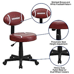 Flash Furniture Preston Football Swivel Task Office Chair