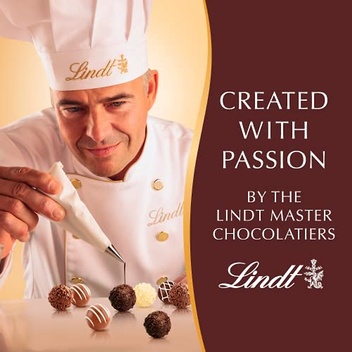 Lindt Gourmet Chocolate Truffles Gift Box, Assorted Chocolate Truffles, Great for gift giving, 14.7 Ounces