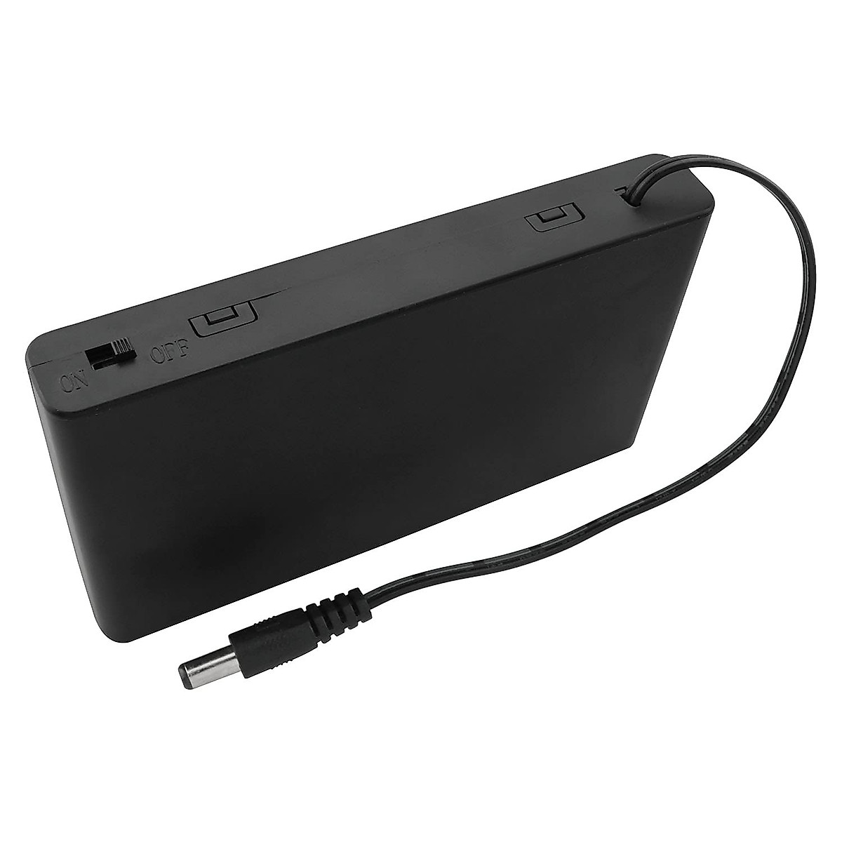 ZZLZX 1PC Male Connector 8-Cell Battery Box Socket Connector, 8x1.5V 12V DC Battery Holder Case Box Male Connector with Wired ON/Off Switch