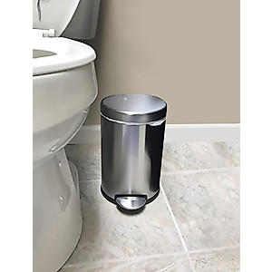 4 gallon Trash Bags Lavender Scented (200 Count) Small Trash Bags CCLINERS White Bathroom Garbage Bags 15 Liter Trash Bags Diaper Bags Mini Wastebasket Can Liners for Home Office Bins (200 Bags)