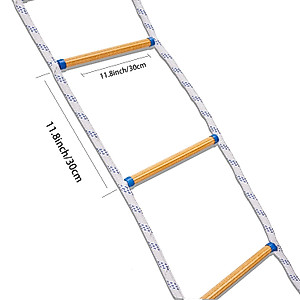 Fire Escape Ladder for Home 26ft Fire Emergency Ladders 3 Story 4 Story Safety Survival Ladders Rope Ladder Emergency Fire Must Haves House