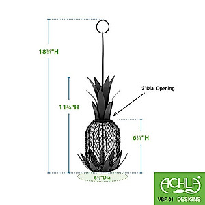 Achal Designs Pineapple Birdfeeder