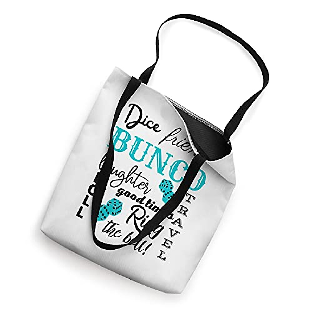 Bunco Dice Good Times Word Cloud Prize Tote Bag