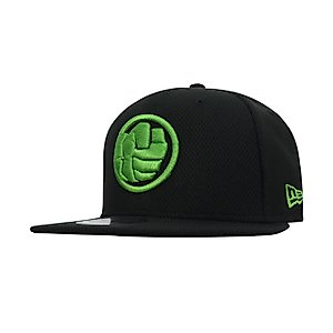 New Era Hulk Fist Symbol 9Fifty Adjustable Hat Black