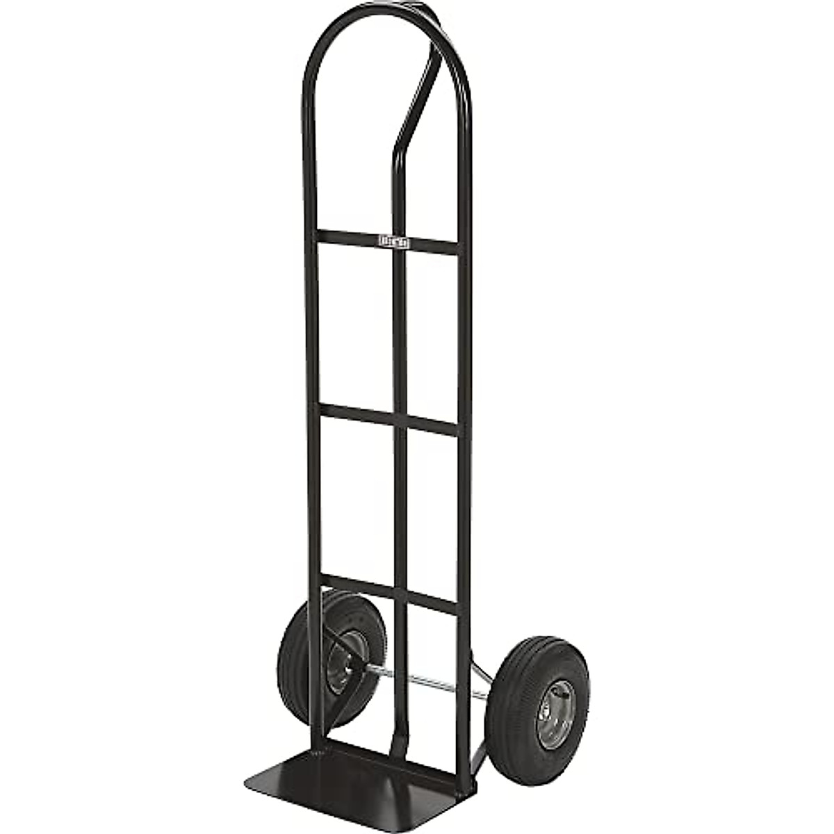 Ironton Steel Pneumatic Hand Truck Dolly - 600-Lb. Capacity, 10in. Tires, Powder-Coat Finish