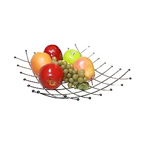 Covers For The Home Fruit Basket - Metal 13" X 13"