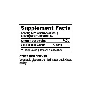 Beekeeper's Naturals Propolis Throat Spray for Kids - 95% Bee Propolis Extract - Natural Immune Support & Sore Throat Relief - Has Antioxidants & Gluten-Free, 1.06 oz (Pack of 2)