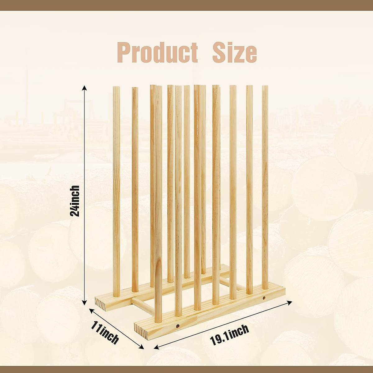 2 Pcs Artist Rack Art Storage Racks 24 x 11 x 19.1 Inch Wooden Painting Storage Rack Art Drying Rack Large Prints Rack Drawing Board Storage Rack