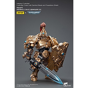 JoyToy Warhammer 40K: Adeptus Custodes Custodian Guard with Praesidium Shield 1:18