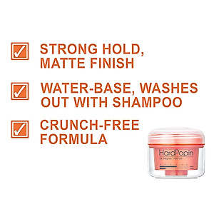 ATS Stylemuse Hard Popin Hair Styling Wax - Men and Women Matte Molding Cream Firm Hold 100 gram 3.53 ounce