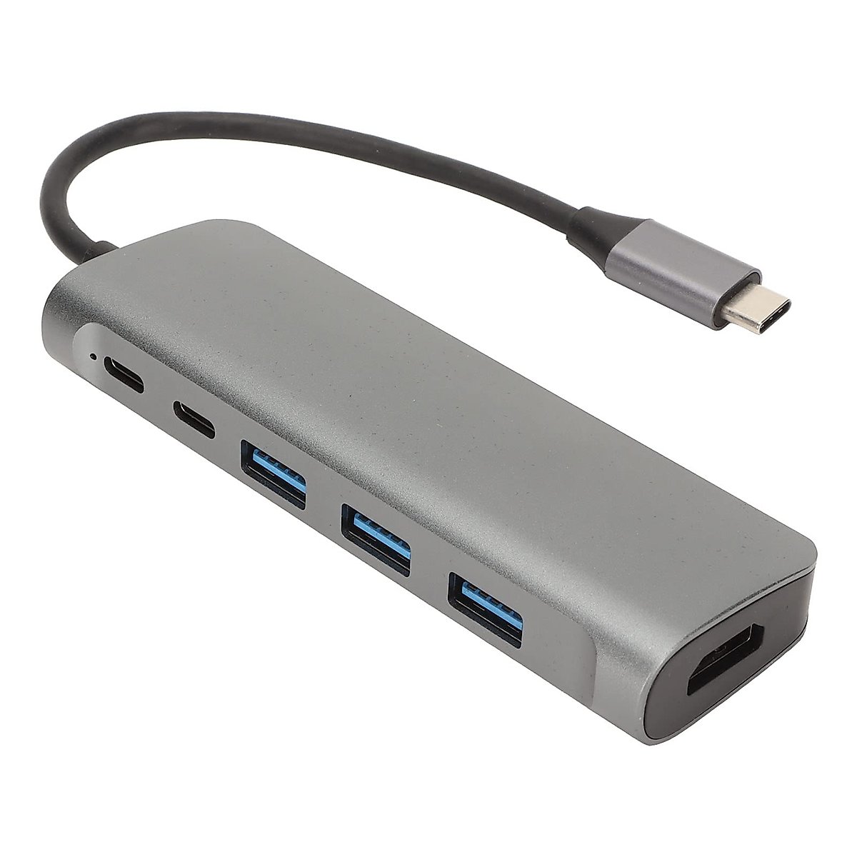 Septpenta 8 in 1 USB C Hub, 4K Resolution 100W High Speed Pass Through Charging, 5Gbps Data Transfer, 480MB/S Read/Write Speed for Connecting USB Peripherals, Hard Drives, Printers, Etc.