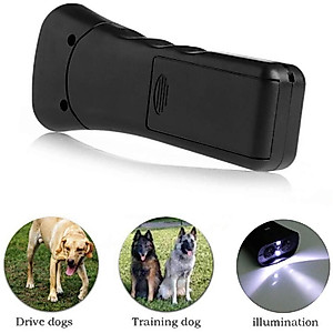 Delupets Max Trainer Bark Control, Delupets Bark Control, Delupets Max Trainer, Antibarking Device for Dogs with LED Flashlight and Strap for Training & Behavior Aids (1Pcs)