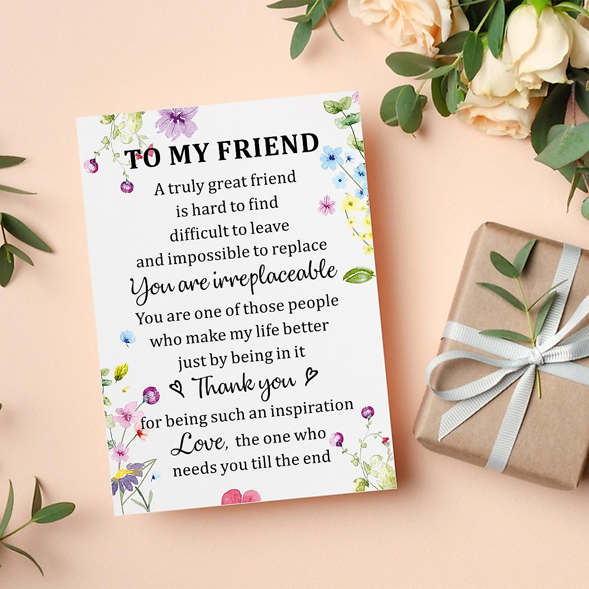 Best Friend Card Gifts for Women Best Friend Birthday Gifts Friendship Gifts for Women Bestie Gifts for Best Friend Birthday Card Long Distance Female Bff Soul Sister Christmas Valentines Graduation