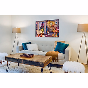 Ravensburger Cozy Bathroom Jigsaw Puzzle - 500 Piece Large Format | Adult Friendly | Unique Softclick Technology Vibrant & Glare-Free | FSC-Certified Sustainable Product