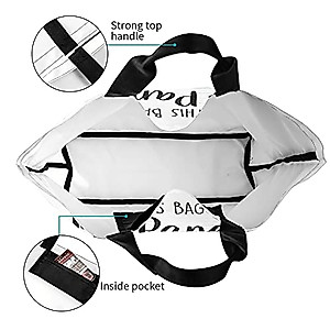 CURANI Women Tote Bags Top Handle Satchel Handbags Polyester Does This Bag Make My Papers Look Graded Shoulder Purse