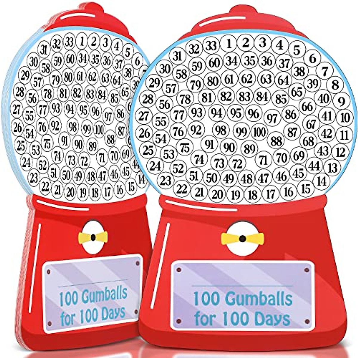 100th Day of School Gumball Craft Kit - 24 Piece Set