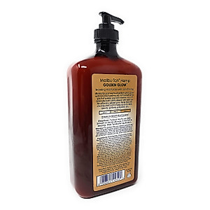Bundle Of Malibu Moisturizer 40% More Free: Malibu Hemp Tattoo Enhancing Body Moisturizer 25 FL OZ & Malibu Hemp Golden Glow 25.4 FL OZ