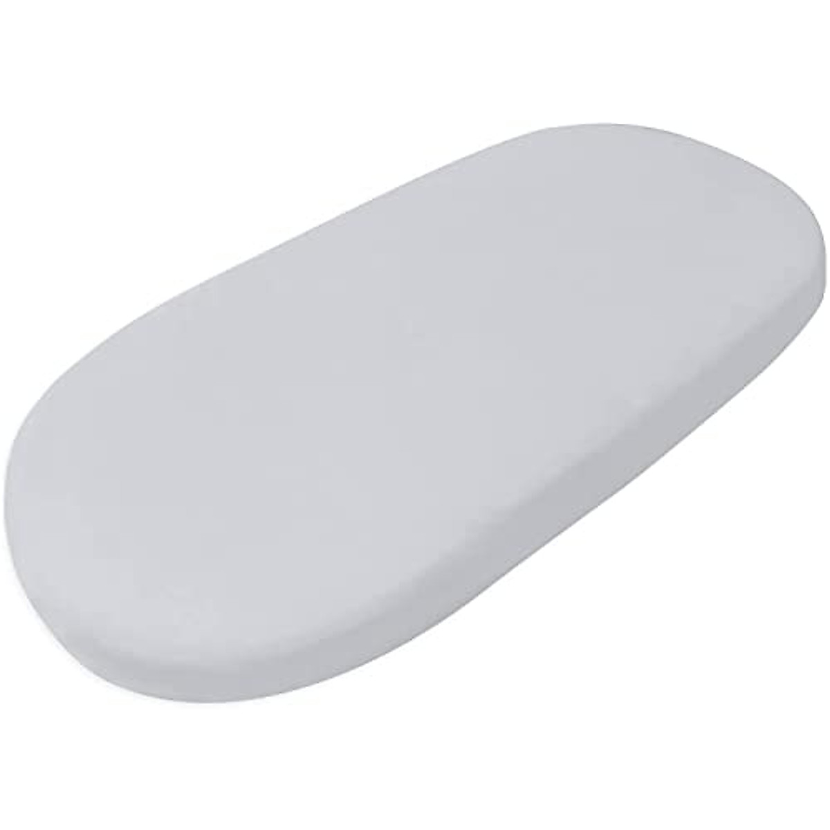 Magik & Kover Waterproof Replacement Bassinet Mattress, Waterproof Bassinet Mattress Pad Cover and 100% Cotton Sheet(Grey)