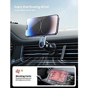 Lamicall Car Phone Mount & Foldable Phone Stand White -Bundle