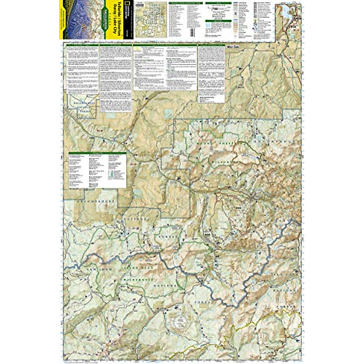 Telluride, Silverton, Ouray, Lake City Map (National Geographic Trails Illustrated Map, 141)